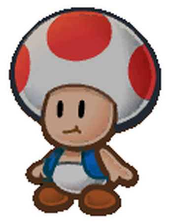 Toad Paper Mario