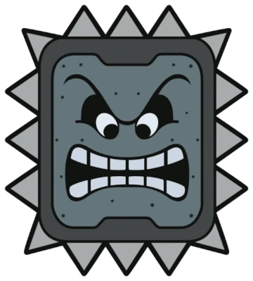 Mario Thwomp
