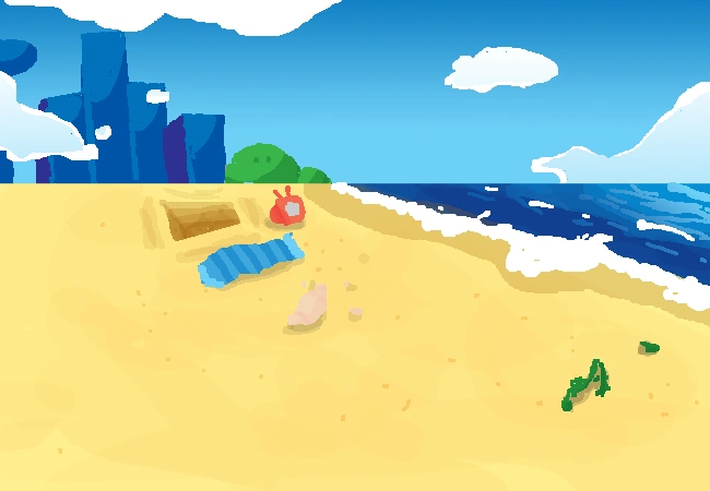 Lemonade Beach | Paper Mario and the EverClear Night Wiki | Fandom