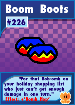 Boom Boots | Paper Mario and the EverClear Night Wiki | Fandom