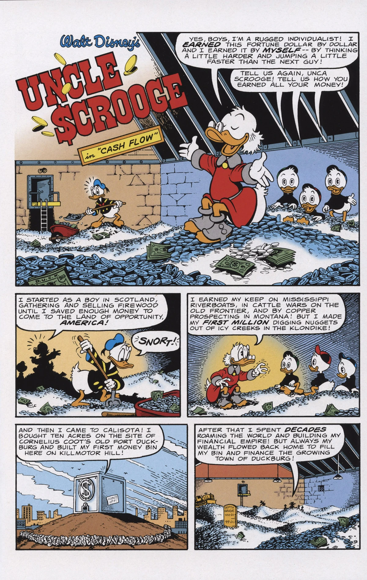 Zio Paperone e un fiume di soldi | PaperPedia Wiki | Fandom