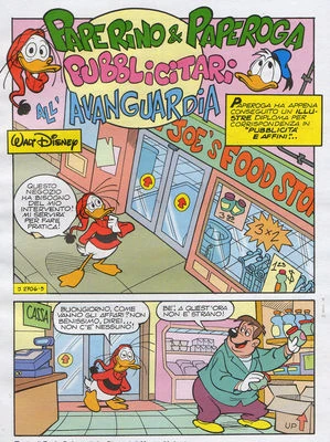 Paperino & Paperoga pubblicitari all'avanguardia | PaperPedia Wiki | Fandom