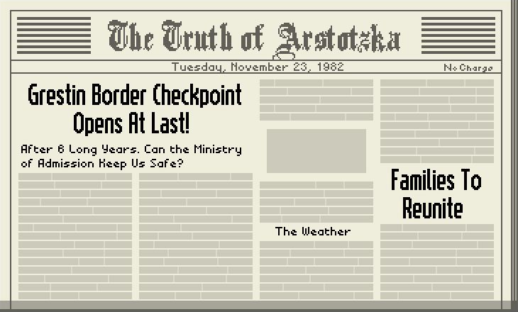 Day 1 | Papers Please Wiki | Fandom