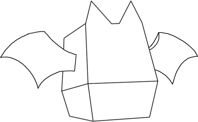 Boxy Bat | Papertoys Wiki | Fandom