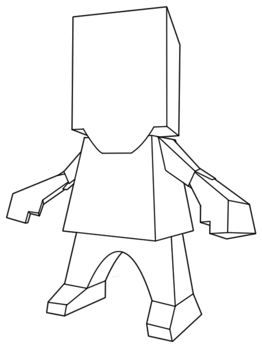 Cube Dudes | Papertoys Wiki | Fandom