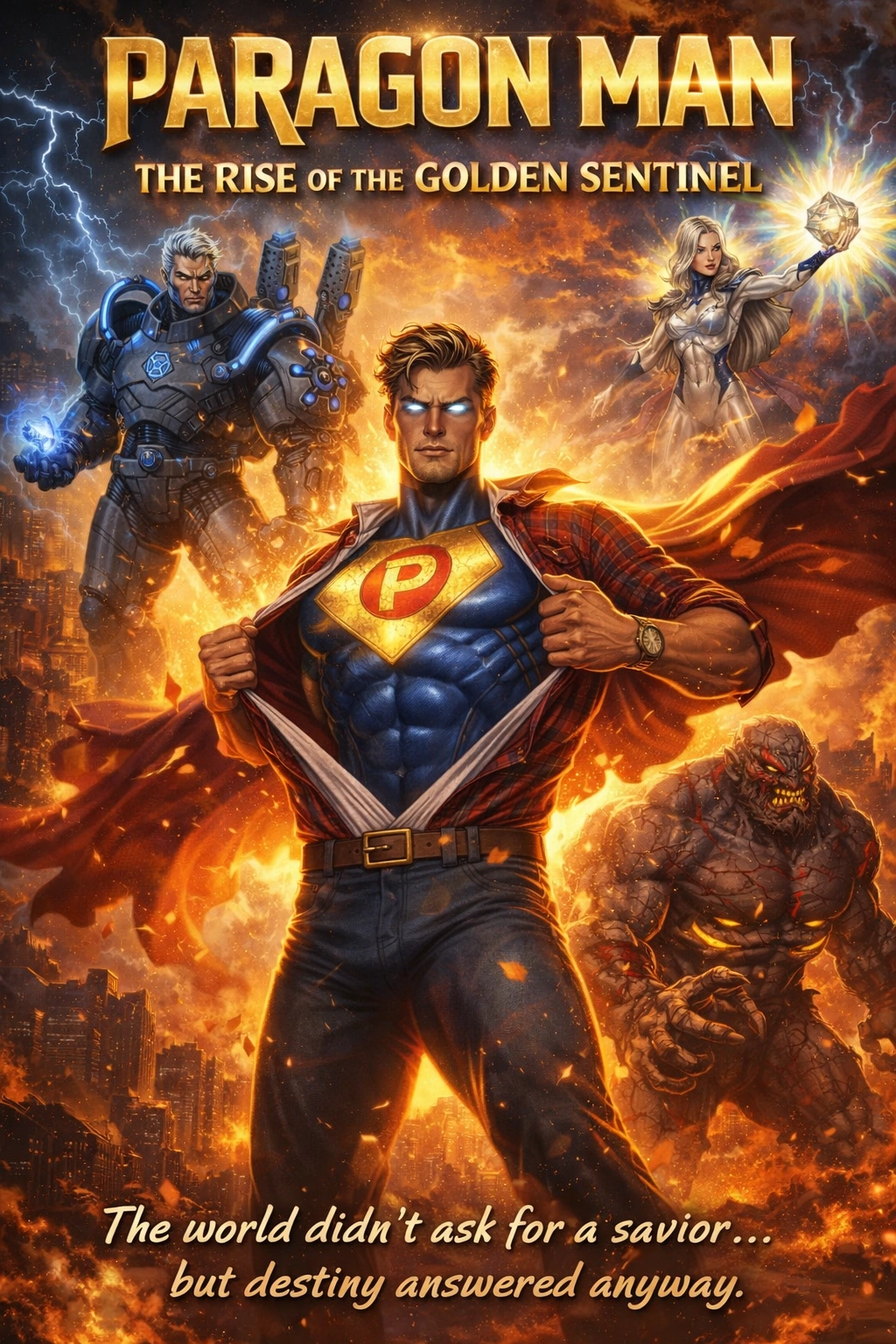 Paragon Man: The Rise of The Golden Sentinel | Paragon Legacy Comics ...