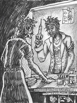 how to draw lab rats