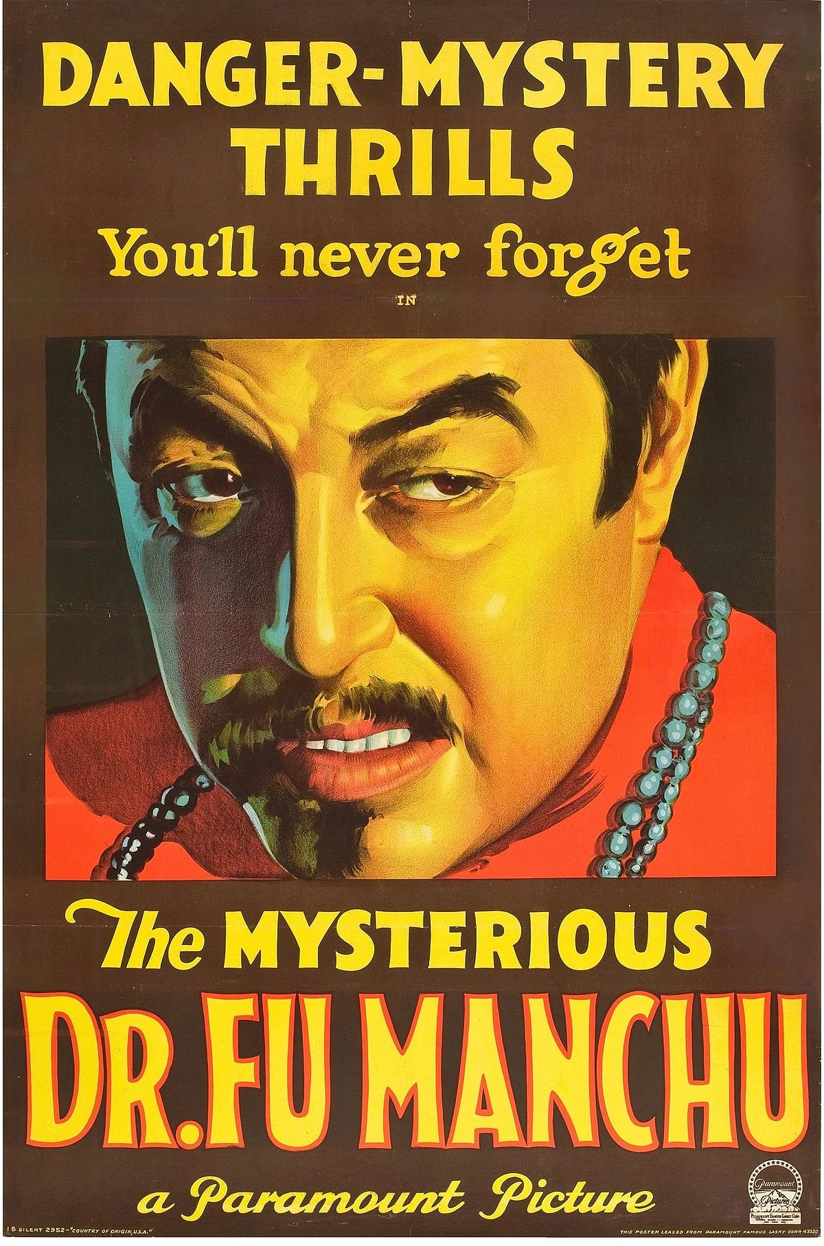 The Mysterious Dr. Fu Manchu | Paramount Pictures Wiki | Fandom