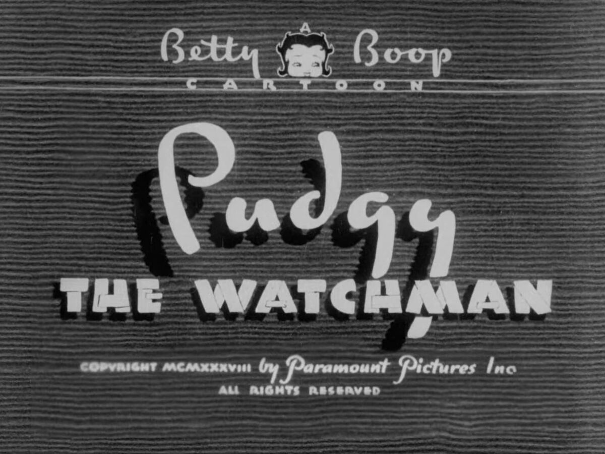 Pudgy The Watchman Paramount Cartoons Wiki Fandom