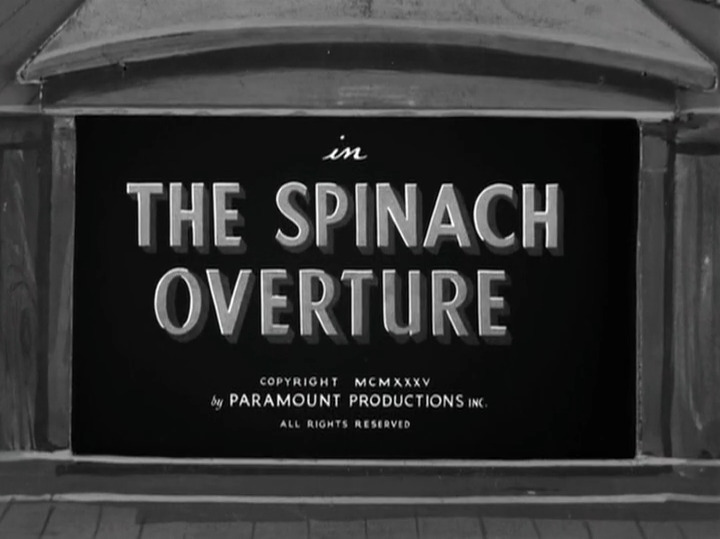 The Spinach Overture Paramount Cartoons Wiki Fandom