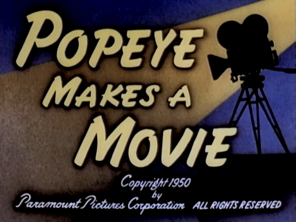 Popeye Makes a Movie | Paramount Cartoons Wiki | Fandom
