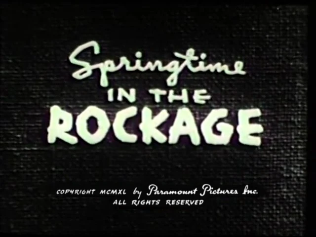 Springtime in the Rockage | Paramount Cartoons Wiki | Fandom