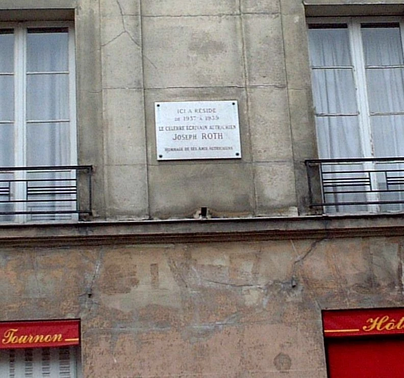 Roth, Joseph (plaque) | Plaques commémoratives à Paris | Fandom