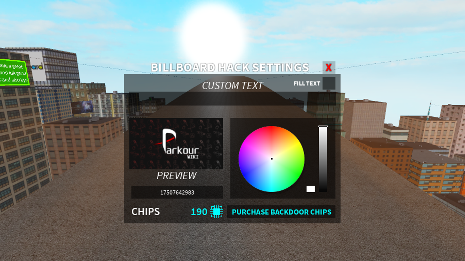 Hackable Billboards | Roblox Parkour Wiki | Fandom