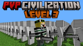 Minecraft but I become the HERO of PVP CIVILIZATION | Parkour ...