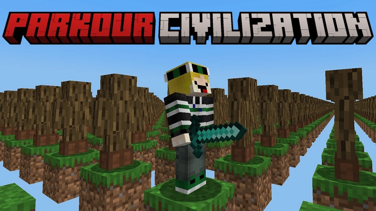 Minecraft but I PVP in PARKOUR CIVILIZATION | Parkour Civilization Wiki ...