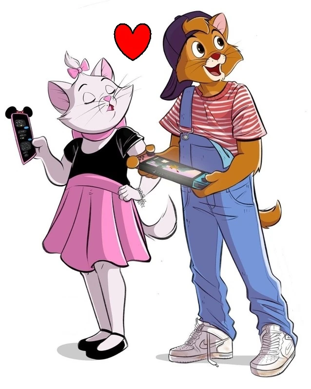 Oliver X Marie (anthro style) | Parodies Wikia | Fandom