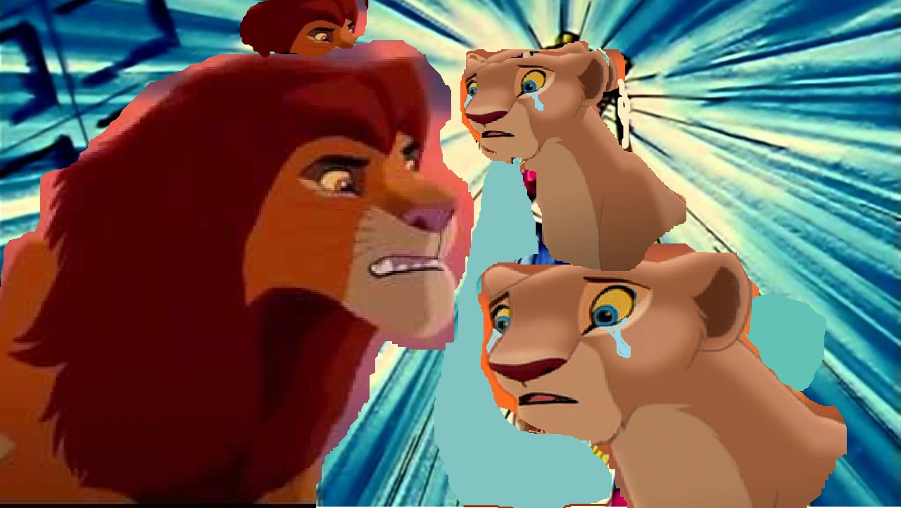 Simba And Nala As Humans