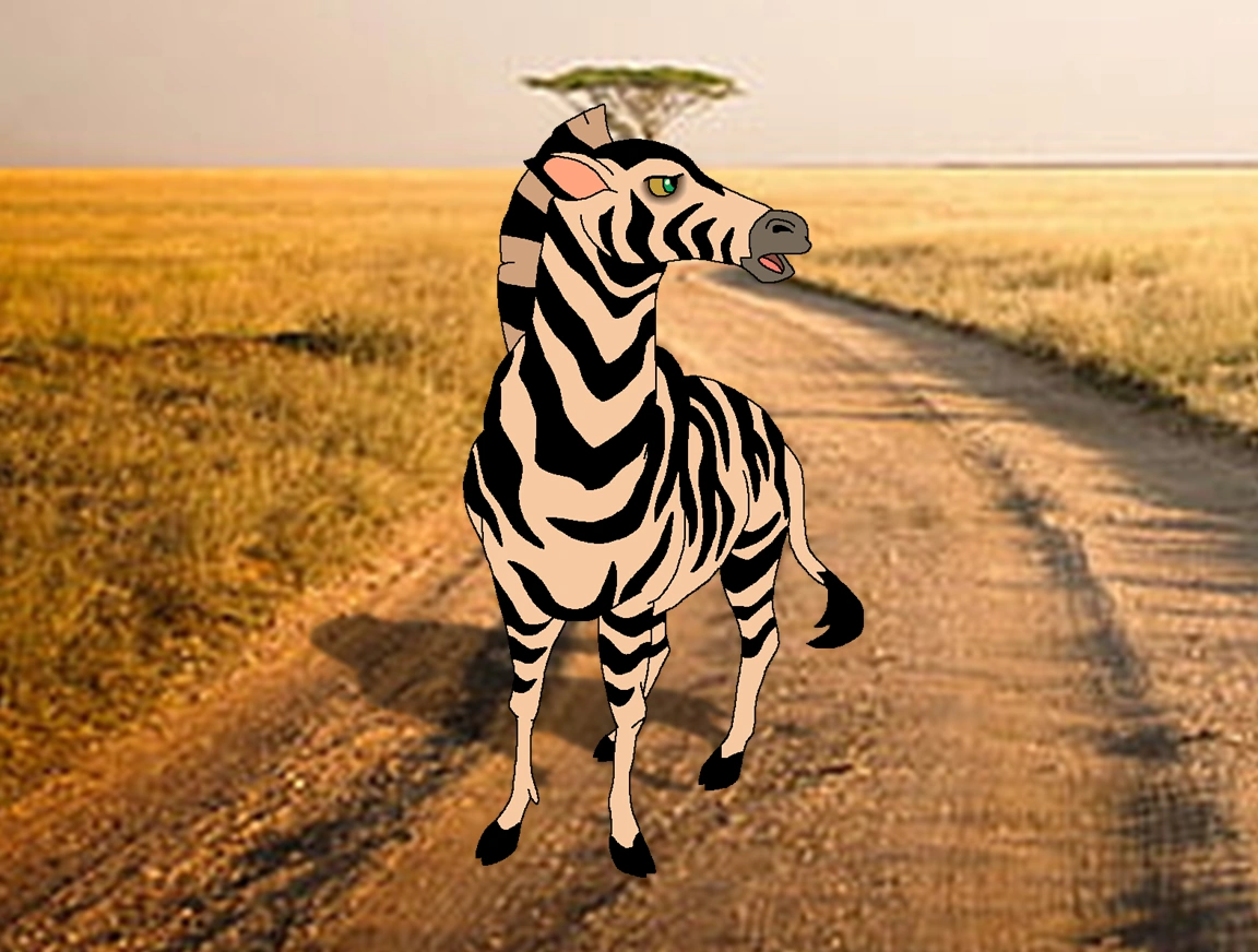 Nyeupe the Zebra | The Parody Wiki | Fandom