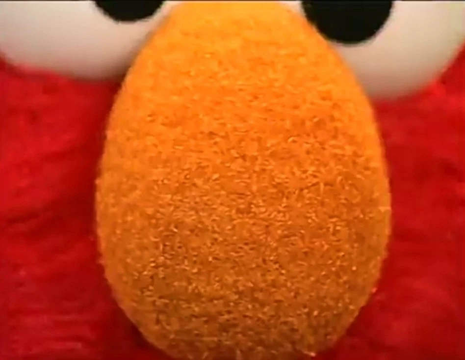 Elmo's Orange nose close-up | The Parody Wiki | Fandom