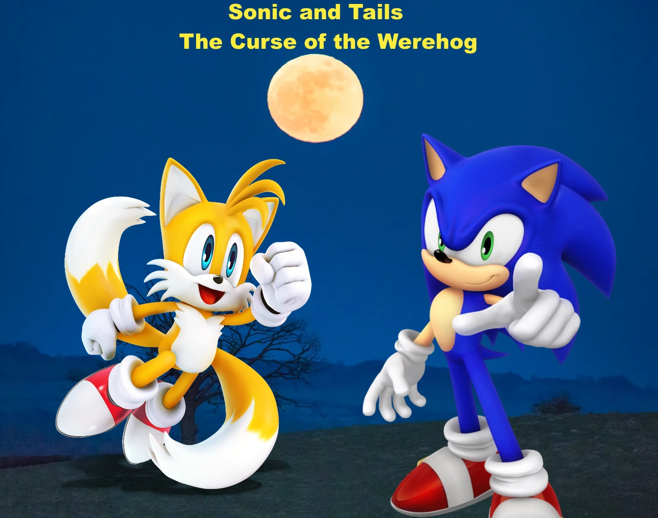 Sonic The Werehog And Tails The Werefox