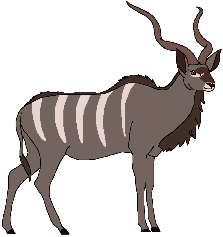 Greater Kudu Clip Art