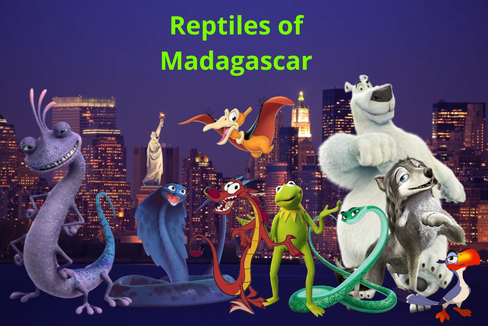 Reptiles of Madagascar (Tramors Style) | The Parody Wiki | Fandom