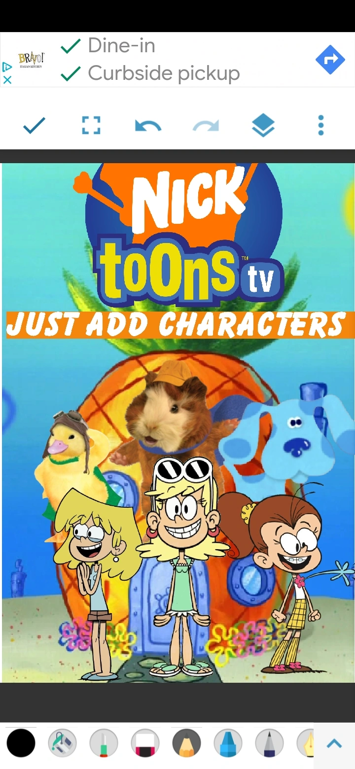 Nicktoons Characters Poster