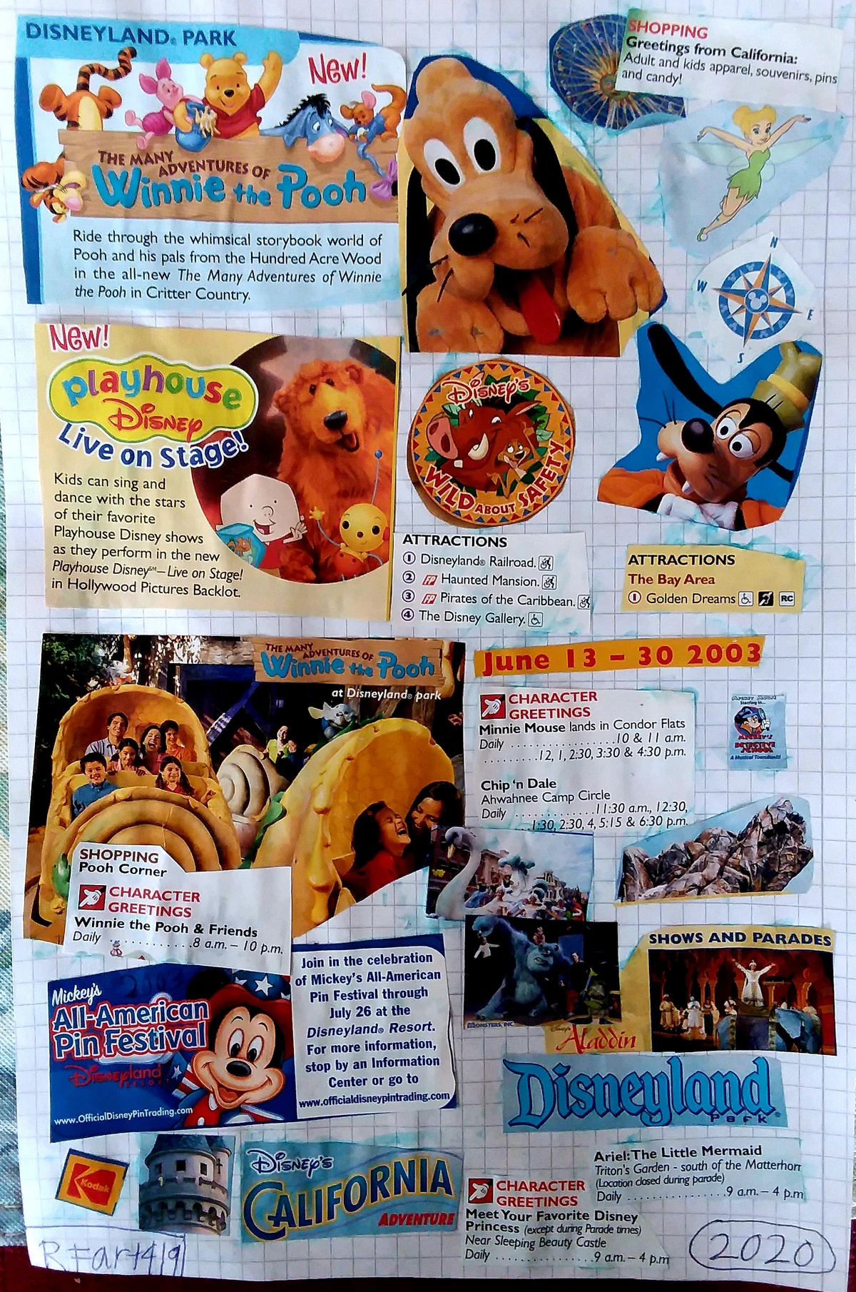 Rare 2003 Disneyland California Collage | The Parody Wiki | Fandom
