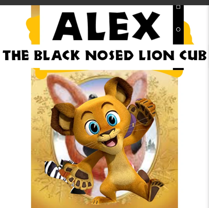 Alex the Black Nosed Lion Cub | The Parody Wiki | Fandom