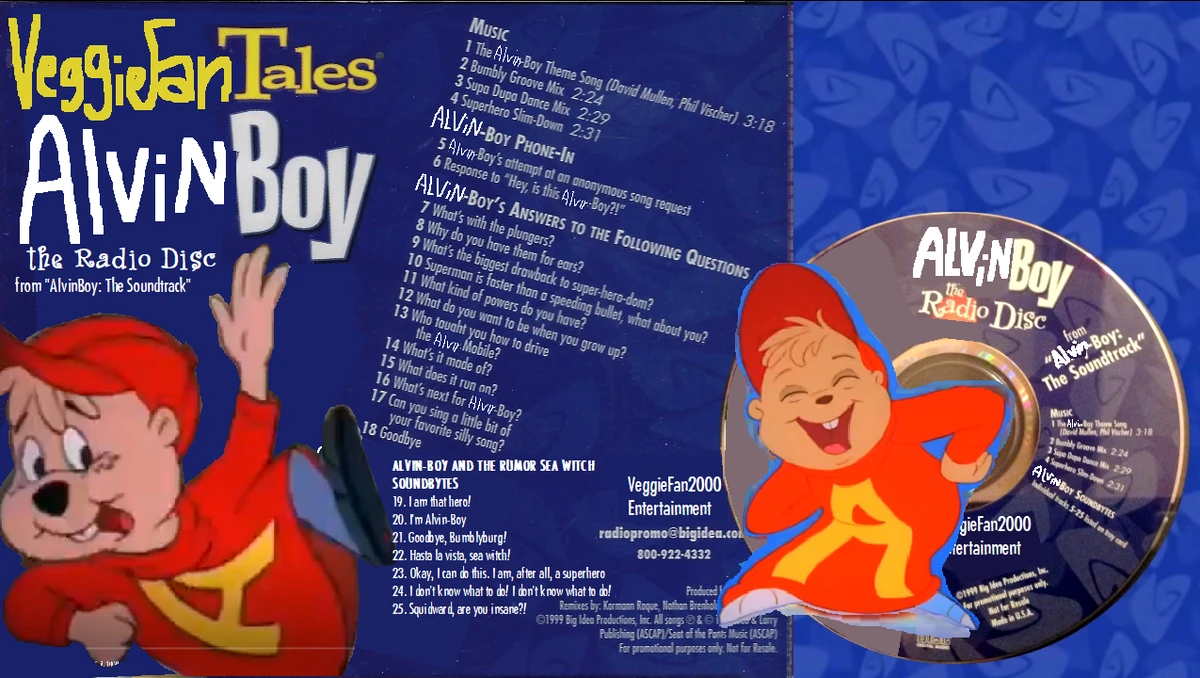 VeggieFanTales: Alvin-Boy: The Radio Disc | The Parody Wiki | Fandom
