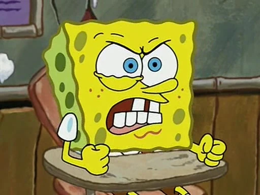 Angry Spongebob Squarepants