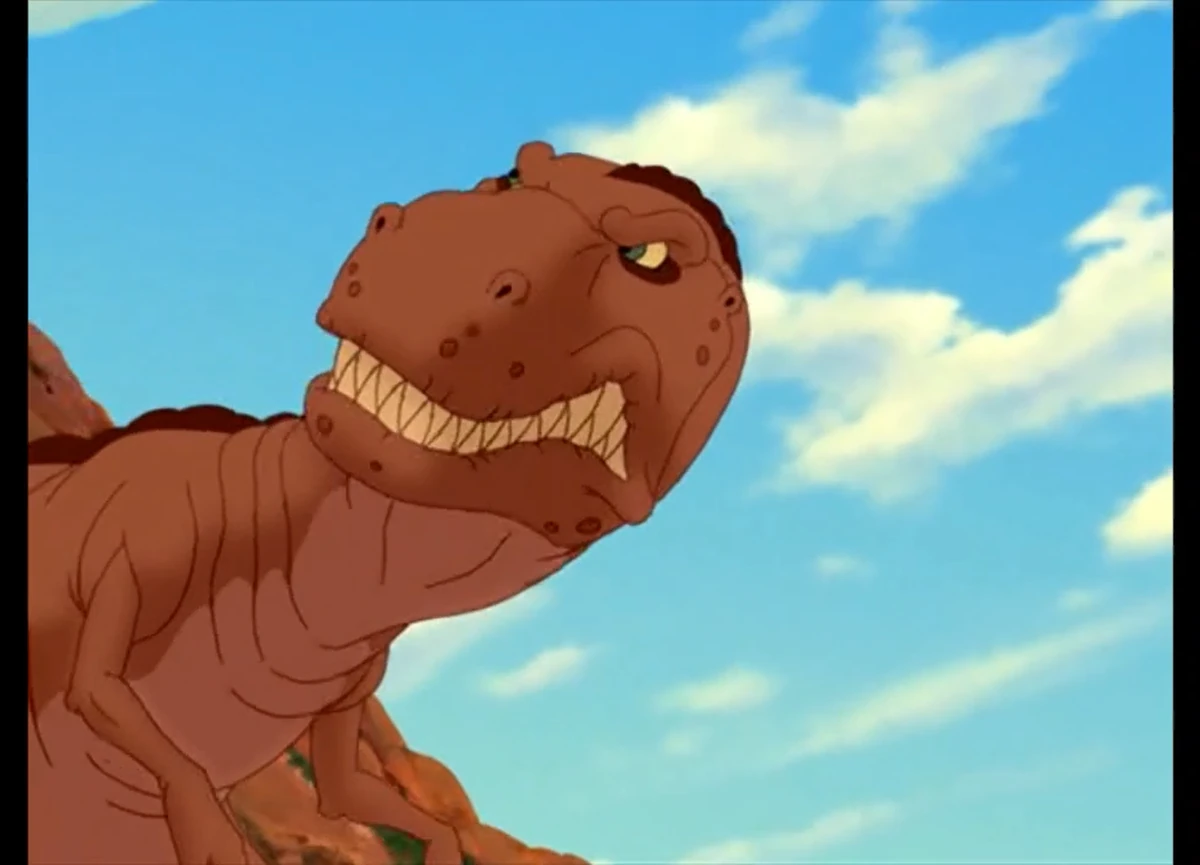 Orange-Brown Sharptooth | The Parody Wiki | Fandom