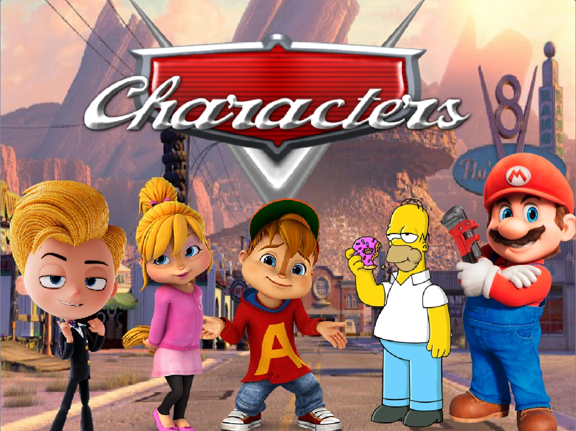 Characters (Cars) (Alvin&Brittany 2015 Style) | The Parody Wiki | Fandom