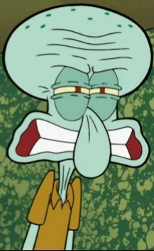 Squidward Crying Gif