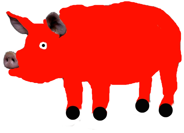 Pinksausage the Red Pig | The Parody Wiki | Fandom