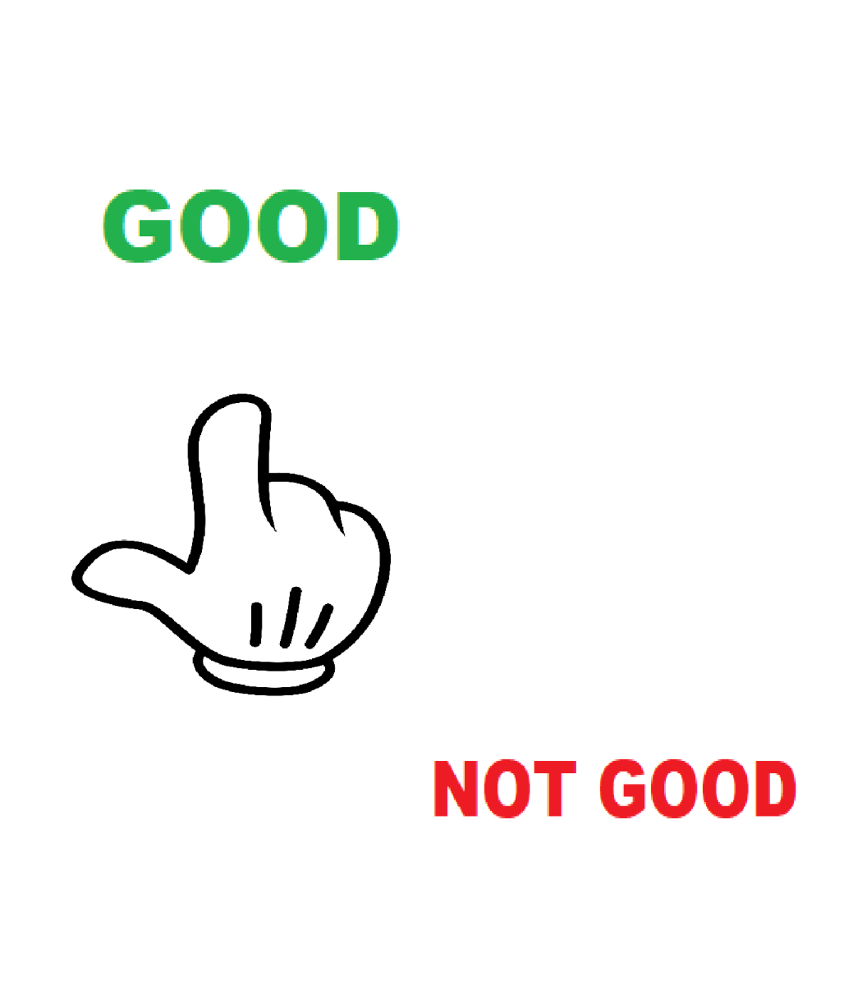 Good or Not Good (Cartoon Glove or Hand point version) | The Parody ...