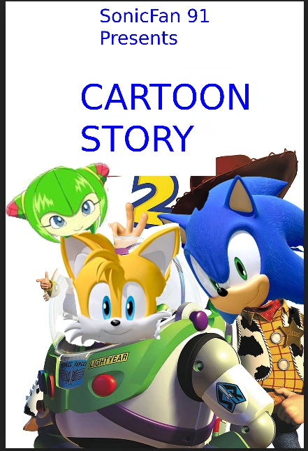 Pixar Sonic Toy Story 2