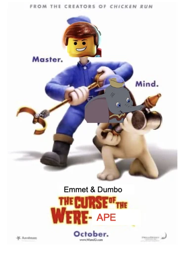 Emmet & Dumbo: The Curse of the Were-Ape | The Parody Wiki | Fandom