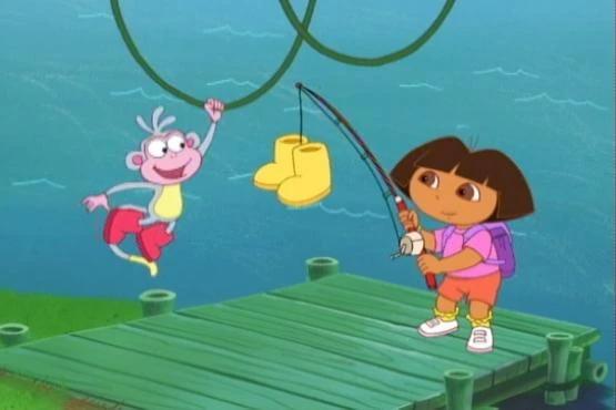 Dora Watches Boots Swing On A Vine | The Parody Wiki | Fandom