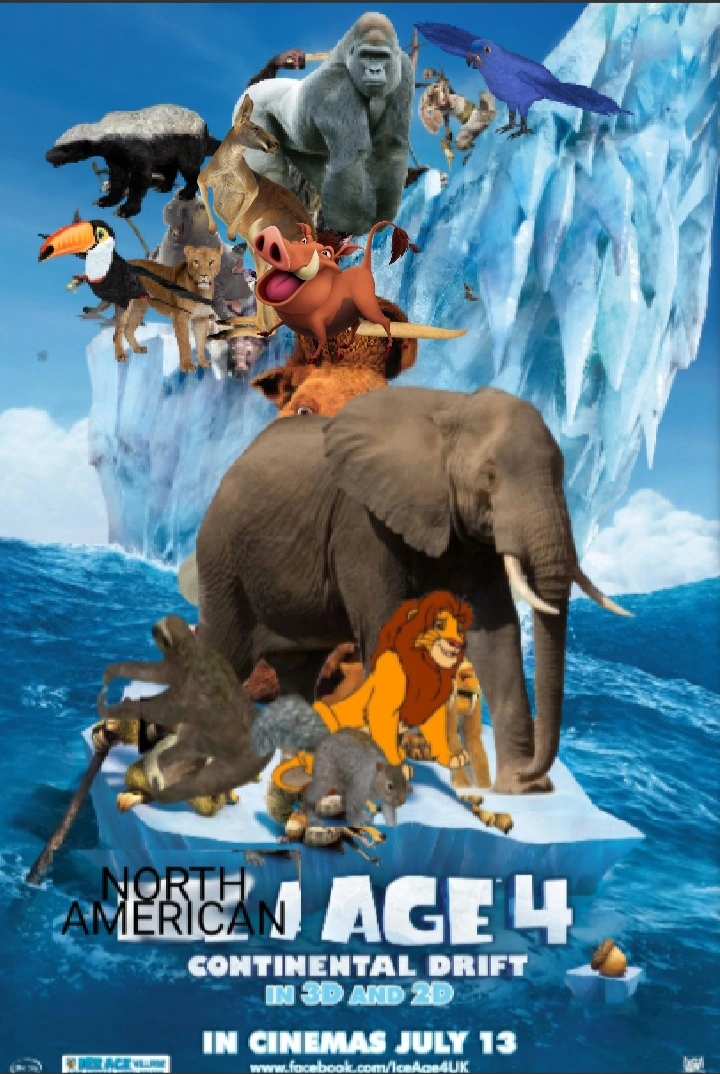 North American Age 4: Continetal Drift (2012) | The Parody Wiki | Fandom