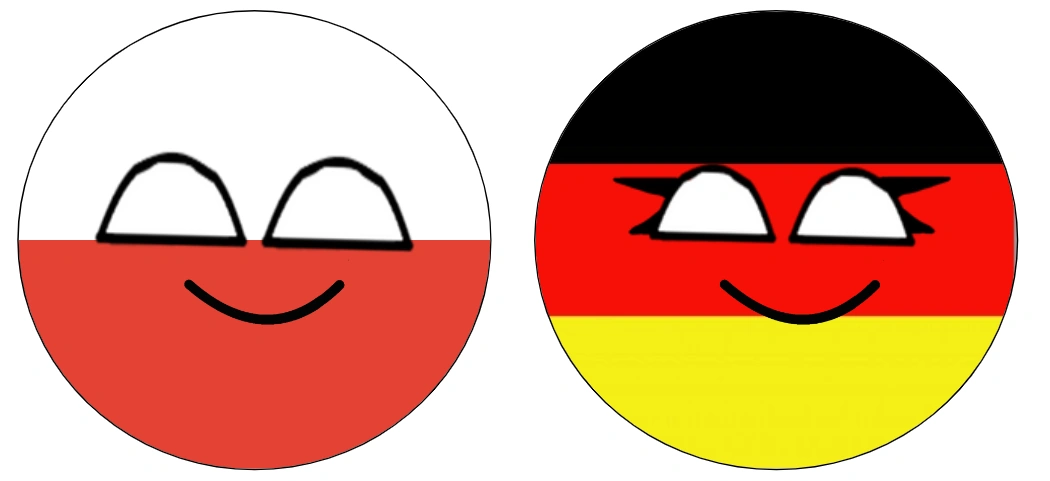 Poland & Germany Countryball (CountryTales) | The Parody Wiki | Fandom