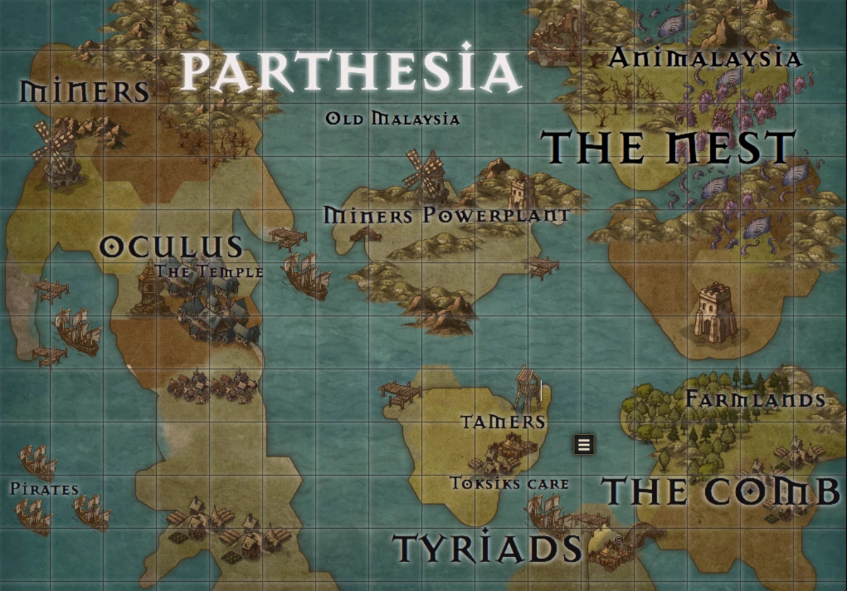 Map | Parthesia Wiki | Fandom