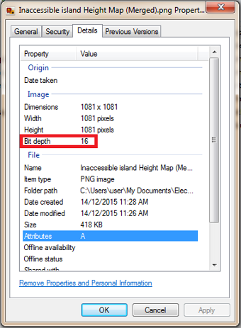 Island Heightmap 1024