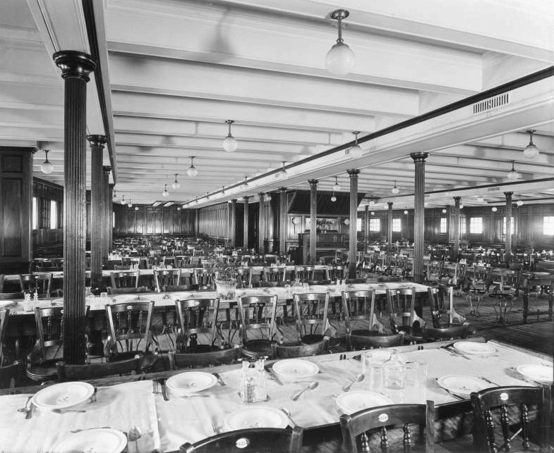 Lusitania 3rd Class Dining Saloon Passenger Ships And Liners Wiki