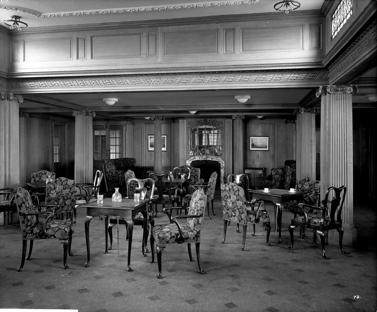 Aquitania: 2nd Class Smoke Room | Passenger-ships-and-liners Wiki | Fandom