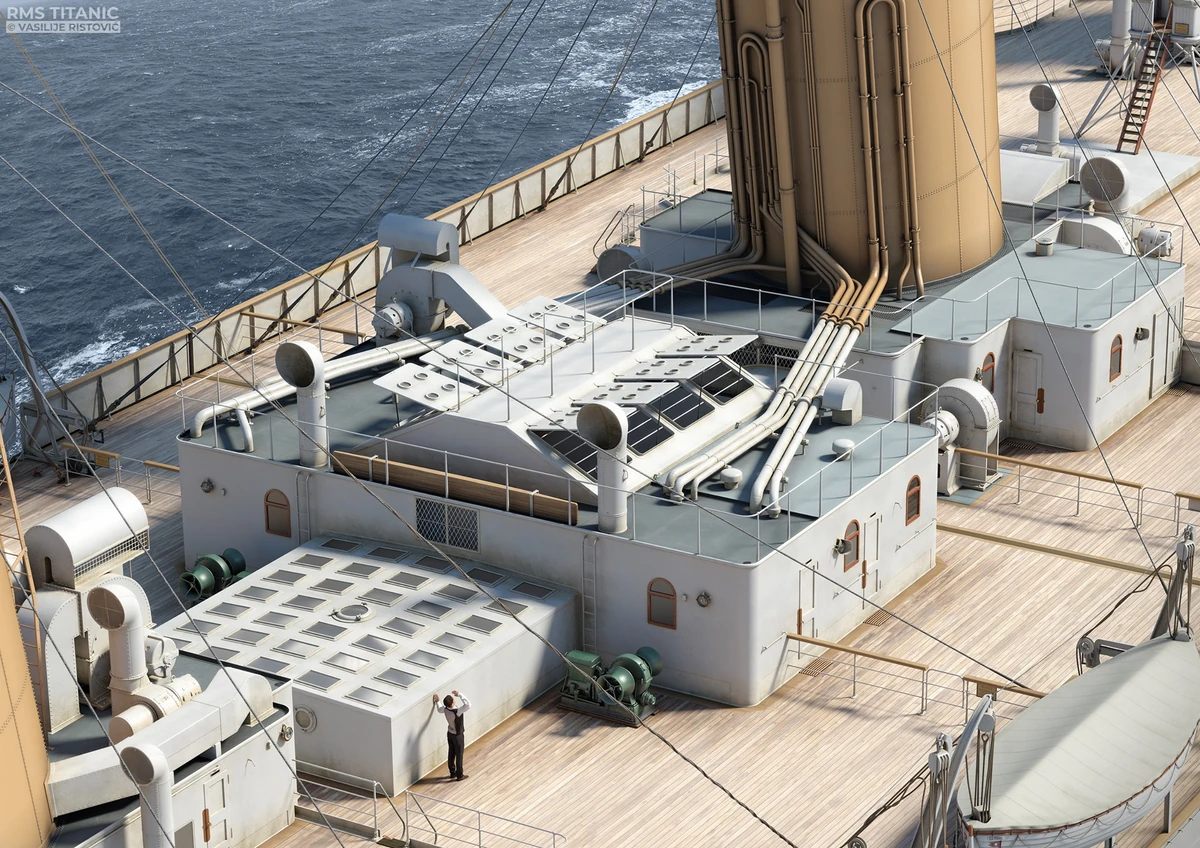 Olympic-class: Engineer's Skylight Shaft | Passenger-ships-and-liners ...