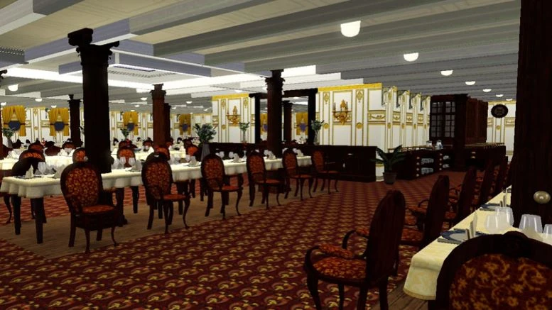Carpathia: 1st Class Dining Saloon | Passenger-ships-and-liners Wiki ...