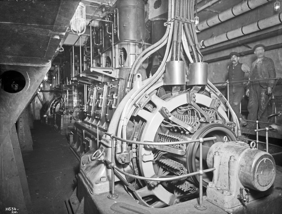 Olympic-class: Electric Machinery Center | Passenger-ships-and-liners ...
