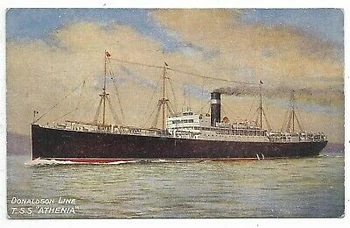 SS Athenia (1903) | Passenger-ships-and-liners Wiki | Fandom